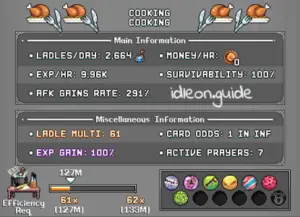 Complete Cooking Guide (Meals, Efficiency, Optimal Strategy) » Idleon